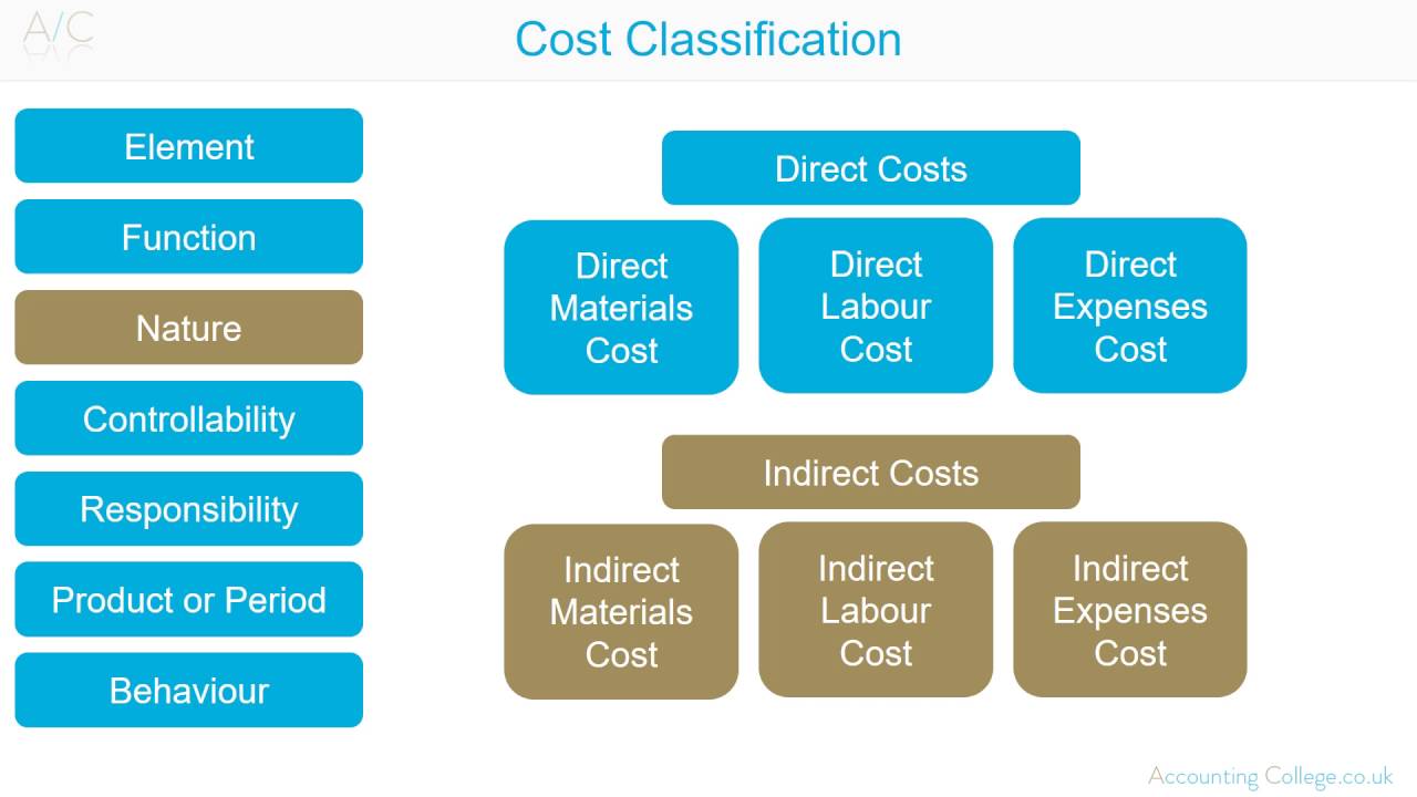 Cost Classifications By Behavior Nature Function Cost Classifications By Behavior Nature Function